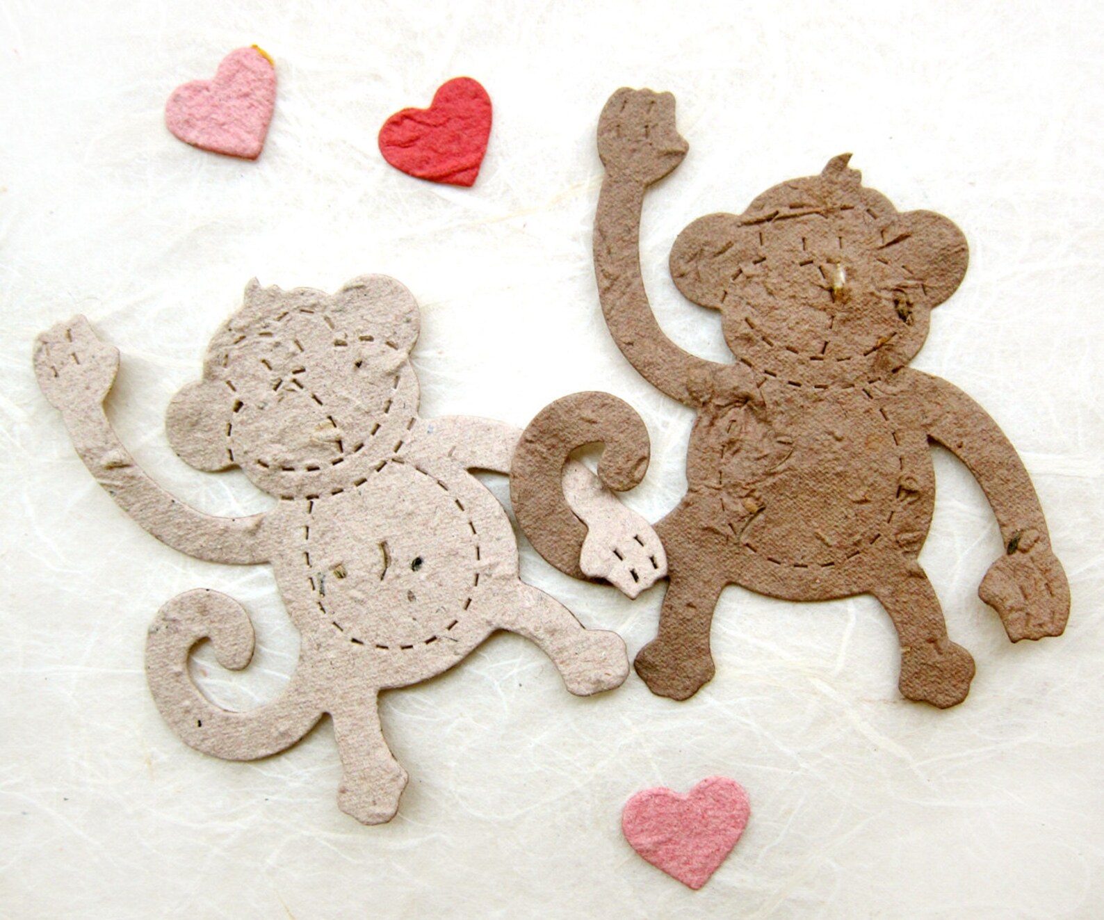 12 Seed Paper Monkeys Baby Shower Favors Birthday Party | Etsy