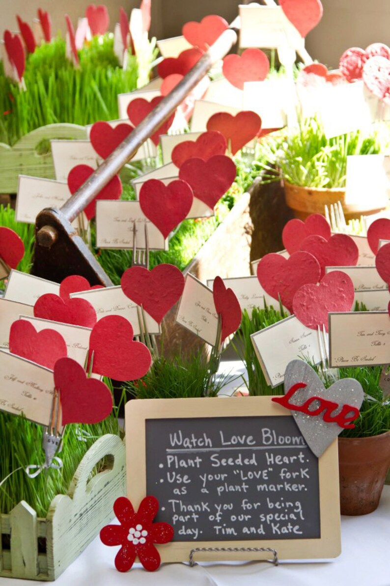 50 Please Be Seeded Place Cards Flower Seed Paper PDF - Etsy