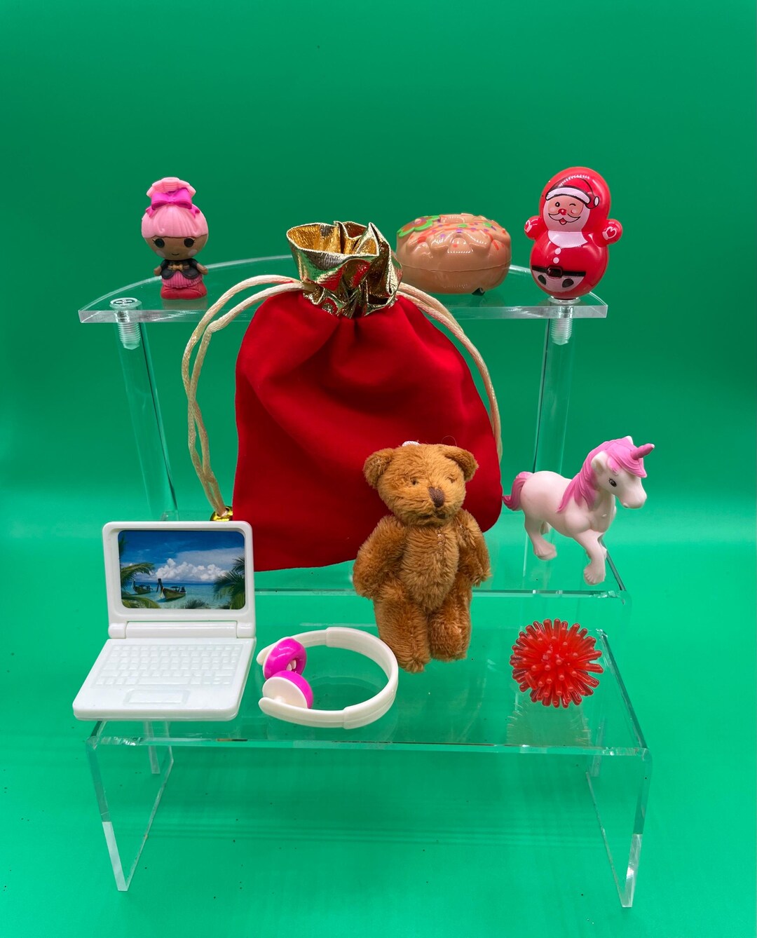 Barbies Christmas SANTAS TOY BAG - Etsy