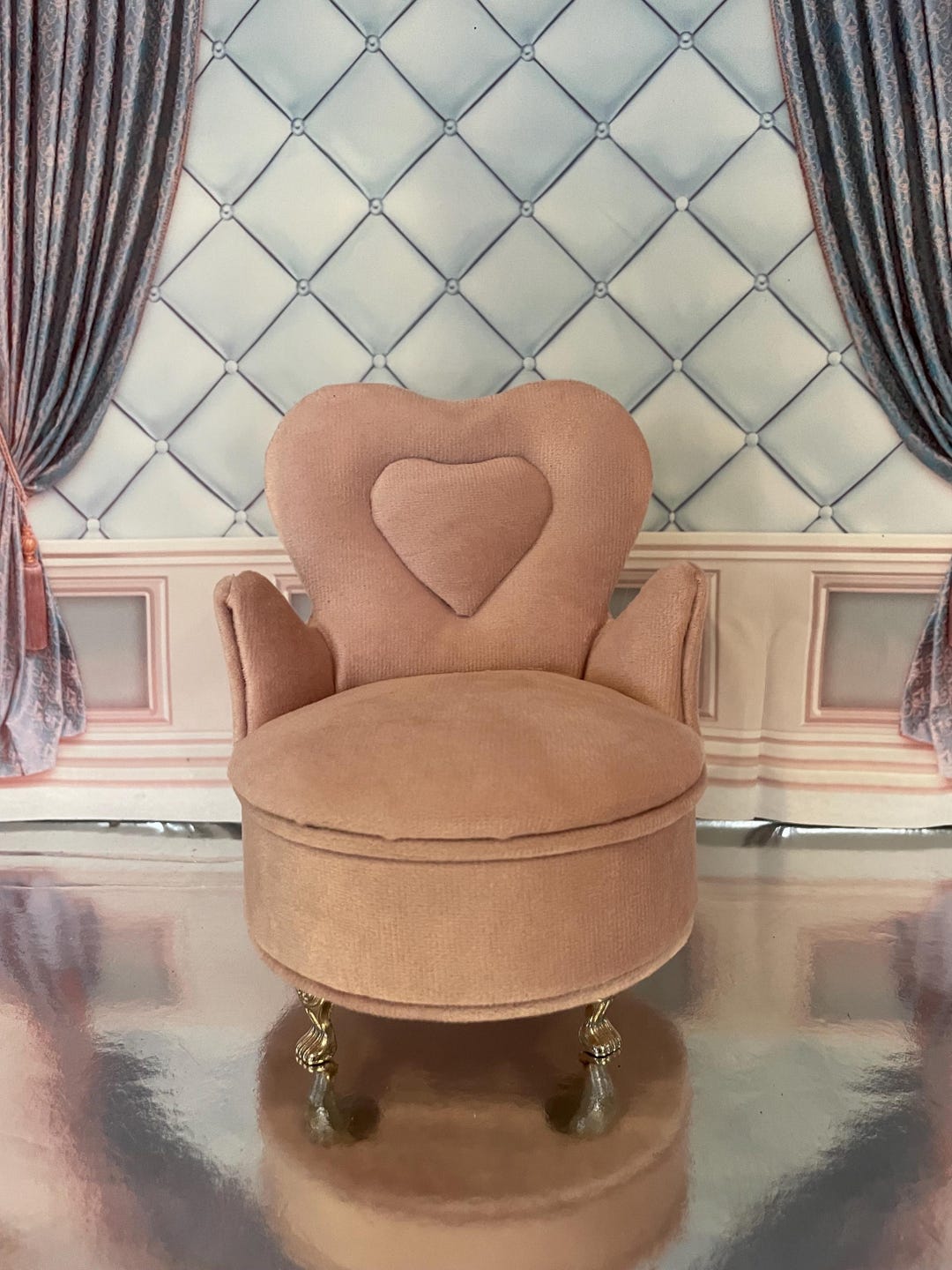 Barbie Valentines Light Pink Chair - Etsy