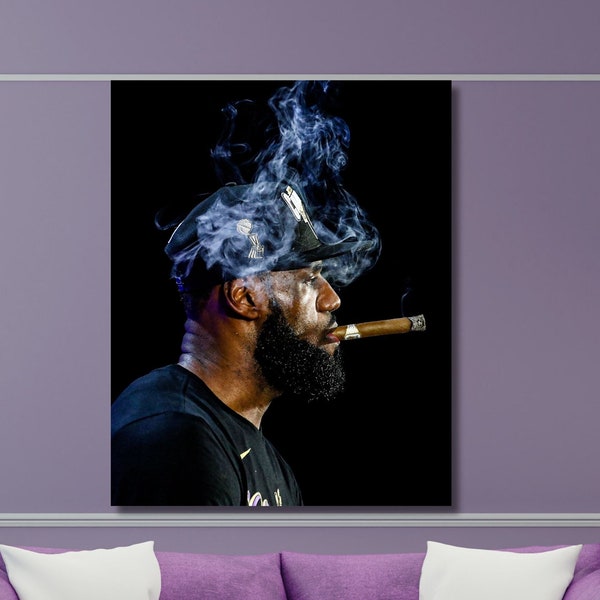 Lebron Painting - Etsy