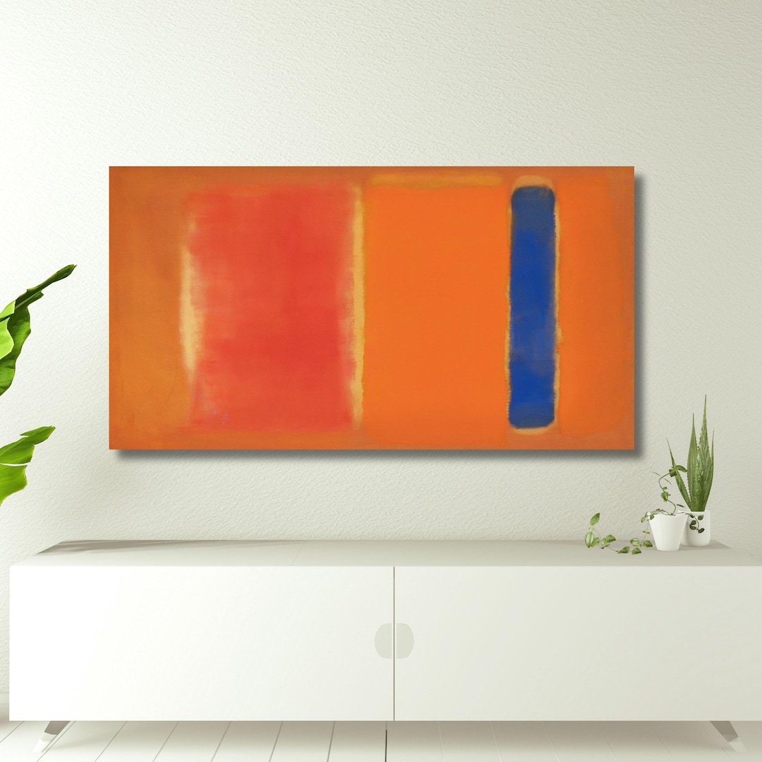 Mark Rothko Canvas,mark Rothko Wall Art,rothko Abstract,rothko Poster ...