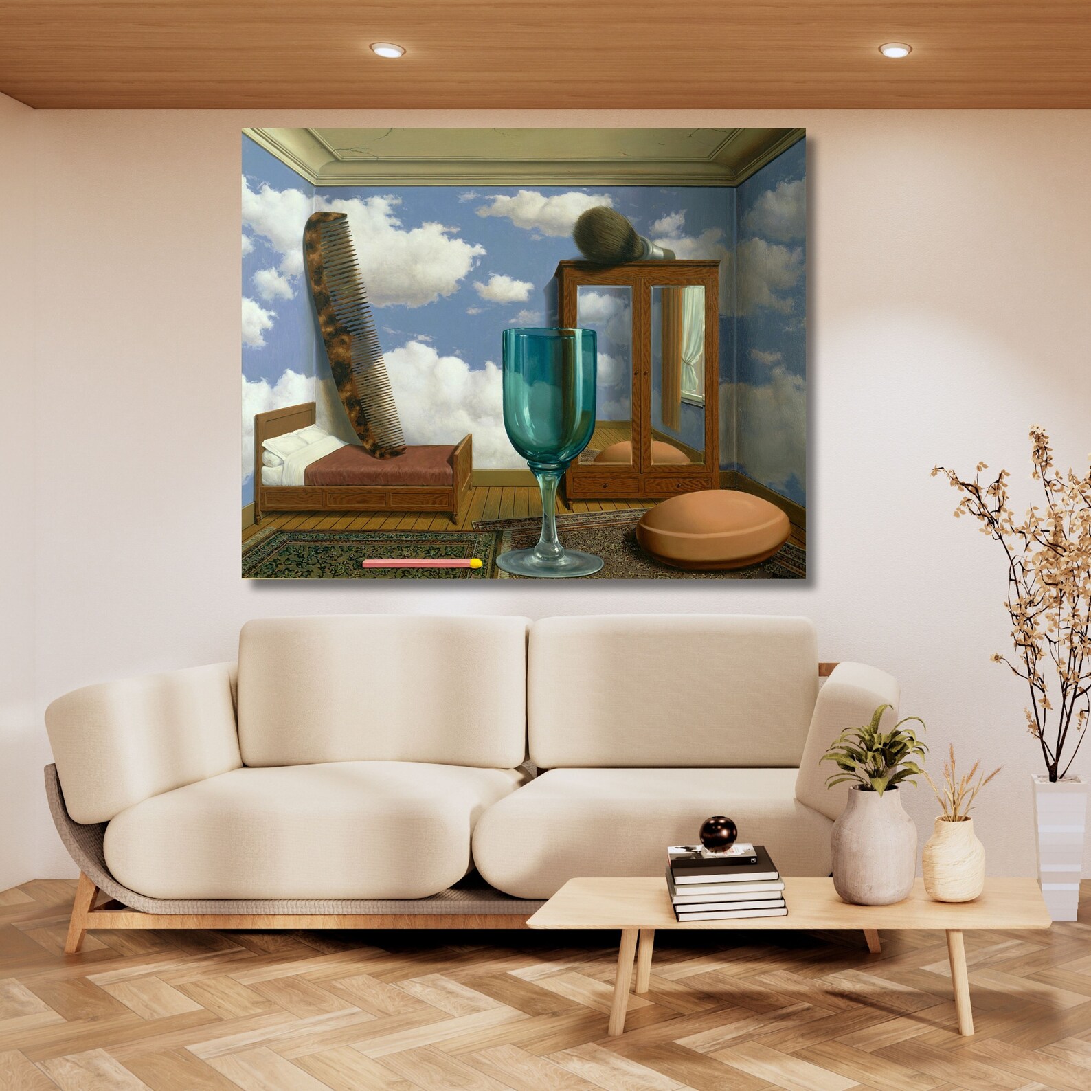 Rene Magritte by Personal Values (1952) Canvas,vintage Art,classic Art ...