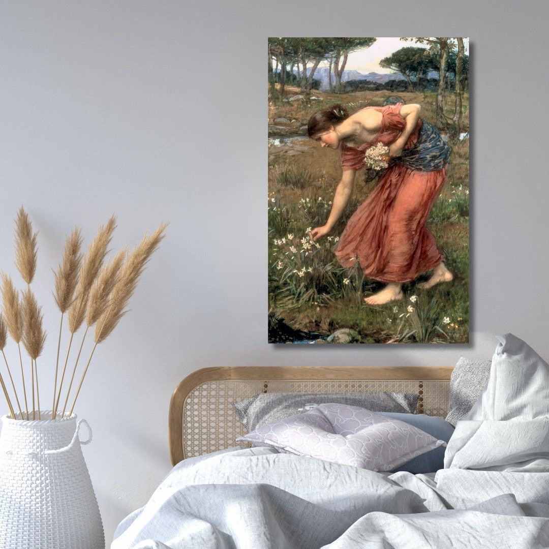 John William Waterhouse-persephone Canvas Wall Art,woman Print Poster ...