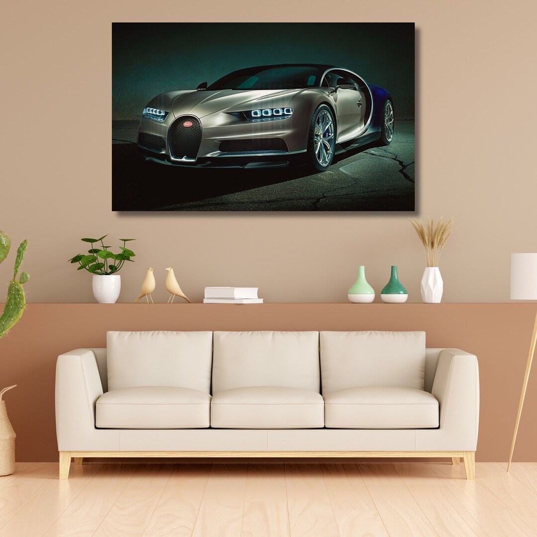 Bugatti Chiron Canvas Wall Art,bugatti Poster Print,bugatti Wall Art ...