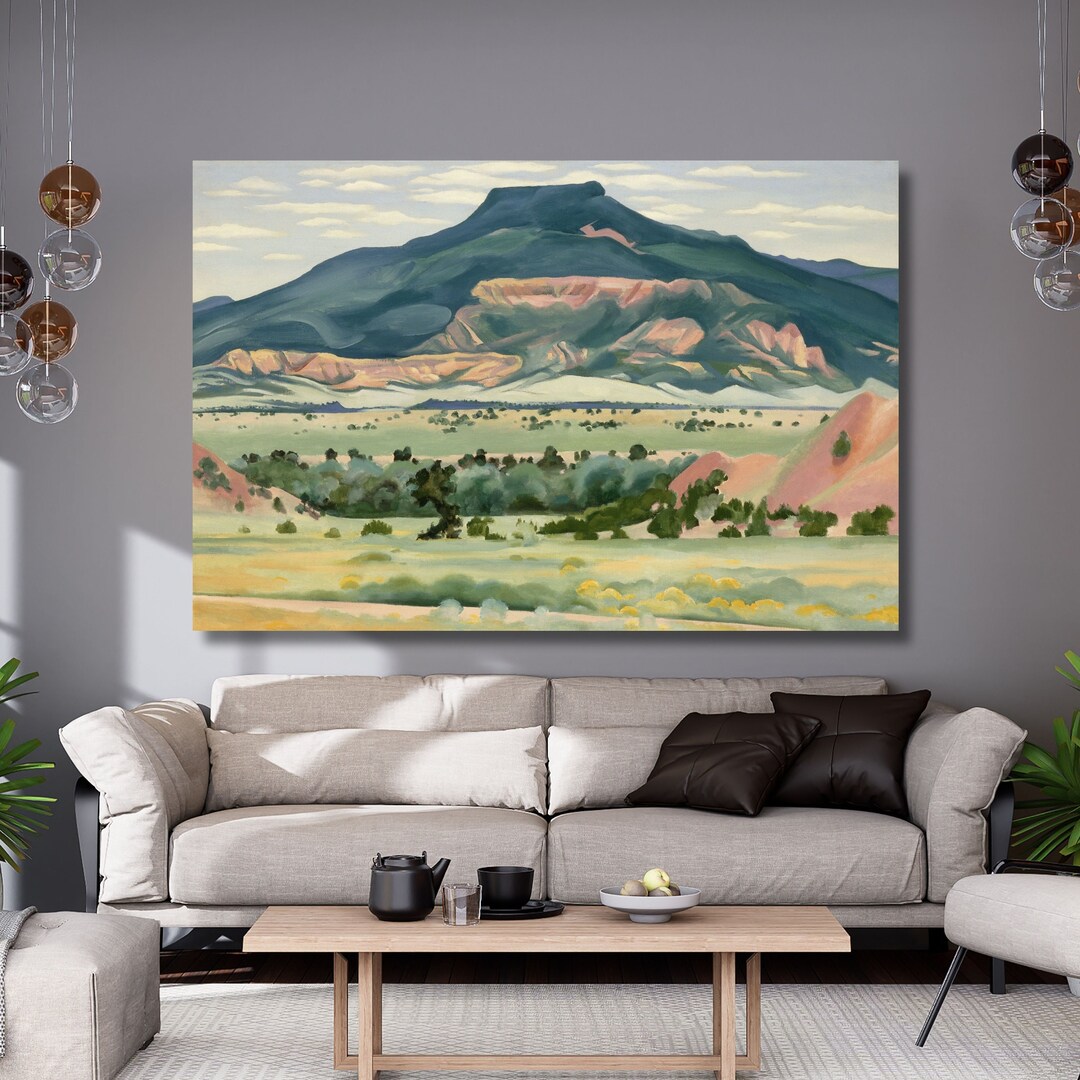 Georgia O'keeffe-new Mexico Landscapes Canvas,painting,landscape,canvas ...