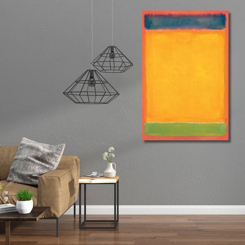 Mark Rothko Canvas,mark Rothko Wall Art,rothko Abstract,rothko Poster ...