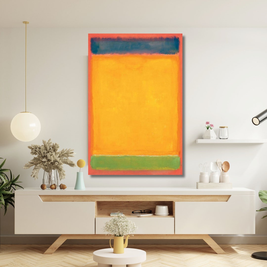 Mark Rothko Canvas,mark Rothko Wall Art,rothko Abstract,rothko Poster ...