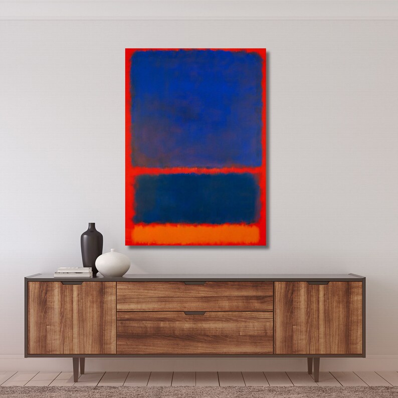 Mark Rothko Canvas,mark Rothko Wall Art,rothko Abstract,rothko Poster ...