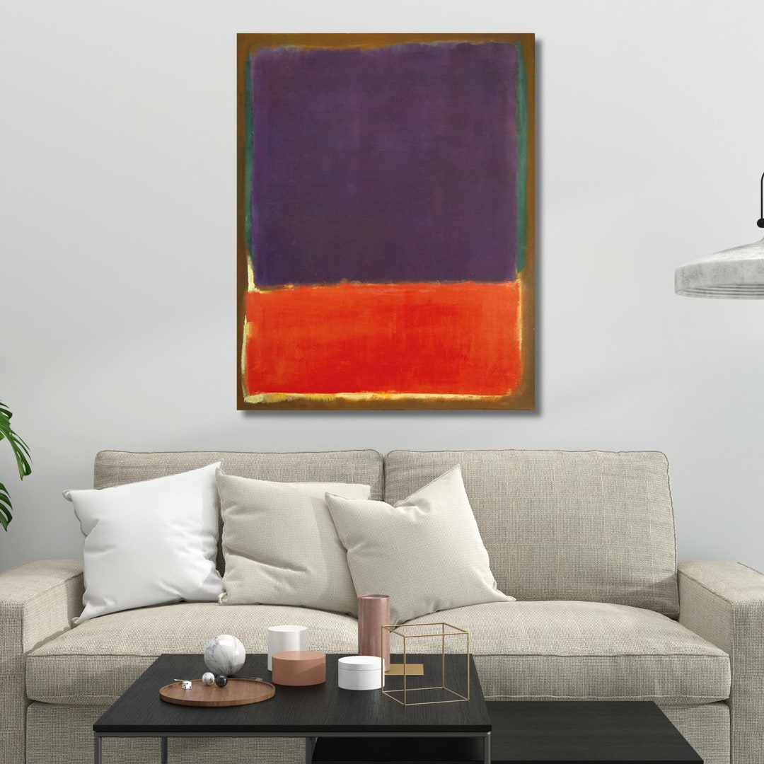 Mark Rothko Canvas,mark Rothko Wall Art,rothko Abstract,rothko Poster ...