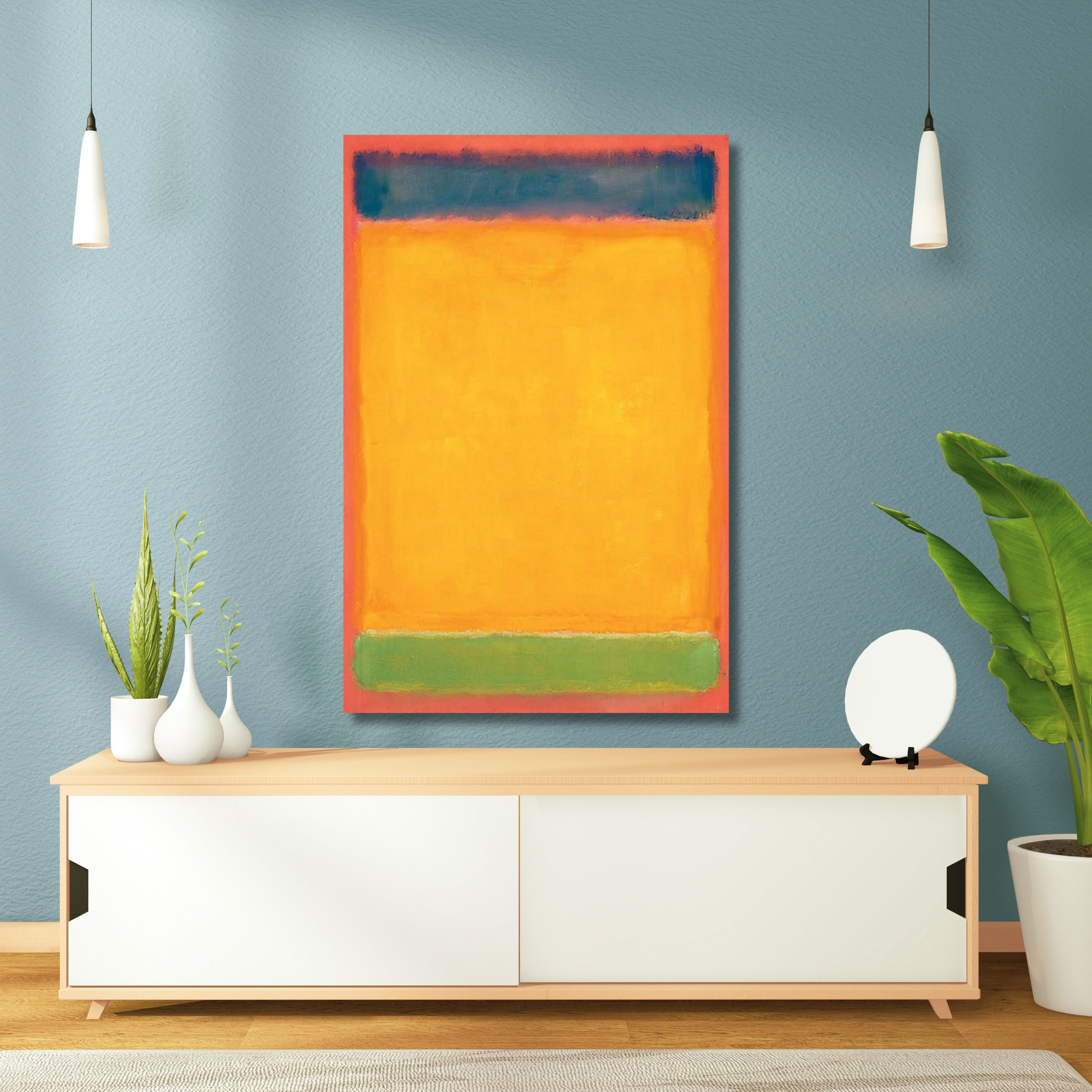 Mark Rothko Canvas,mark Rothko Wall Art,rothko Abstract,rothko Poster ...
