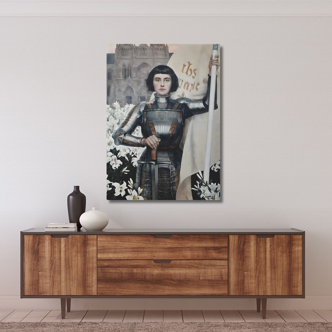 Albert Lynch-joan of Arc (1903) Canvas Wall Art,woman Poster,modern Art ...
