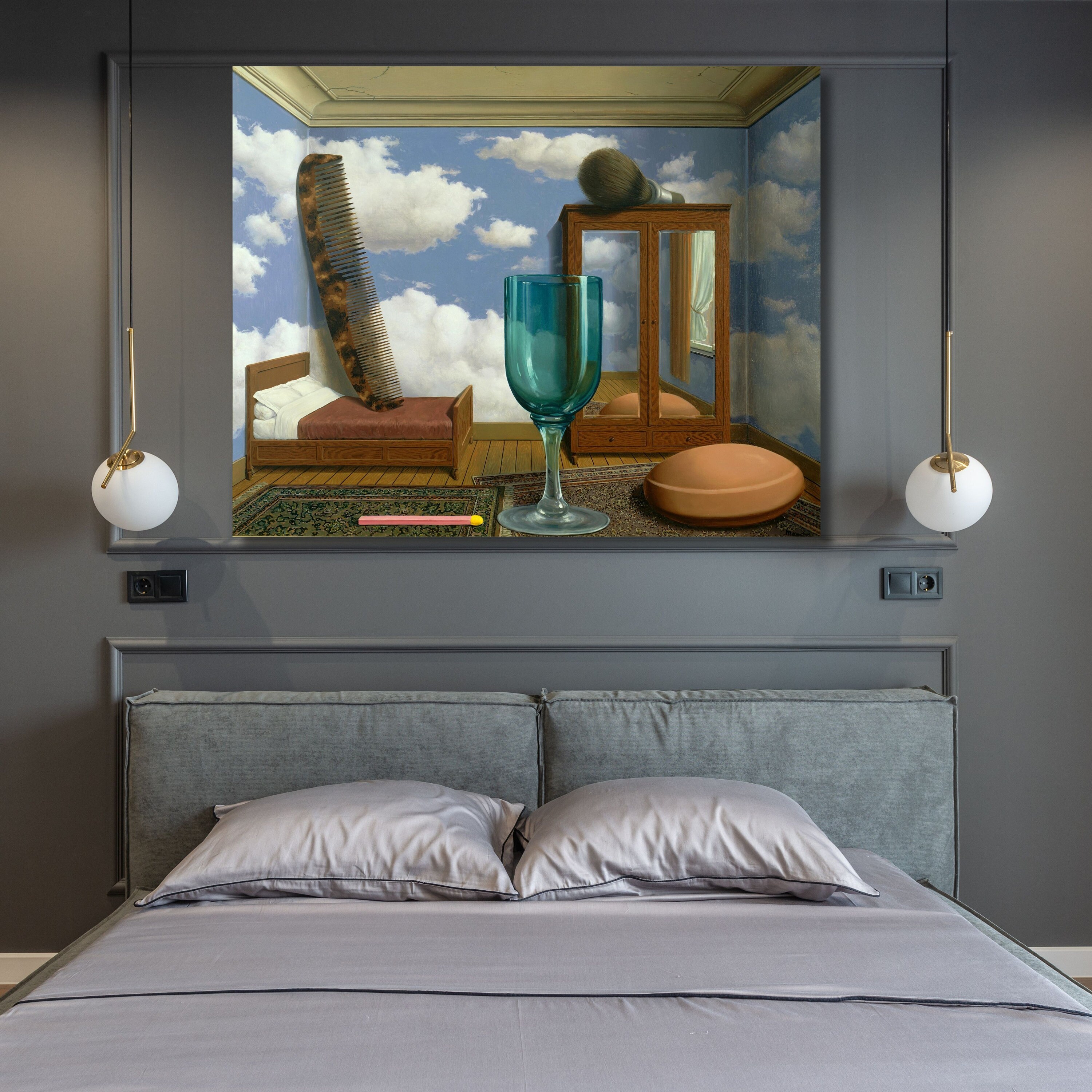 Rene Magritte by Personal Values (1952) Canvas,vintage Art,classic Art ...