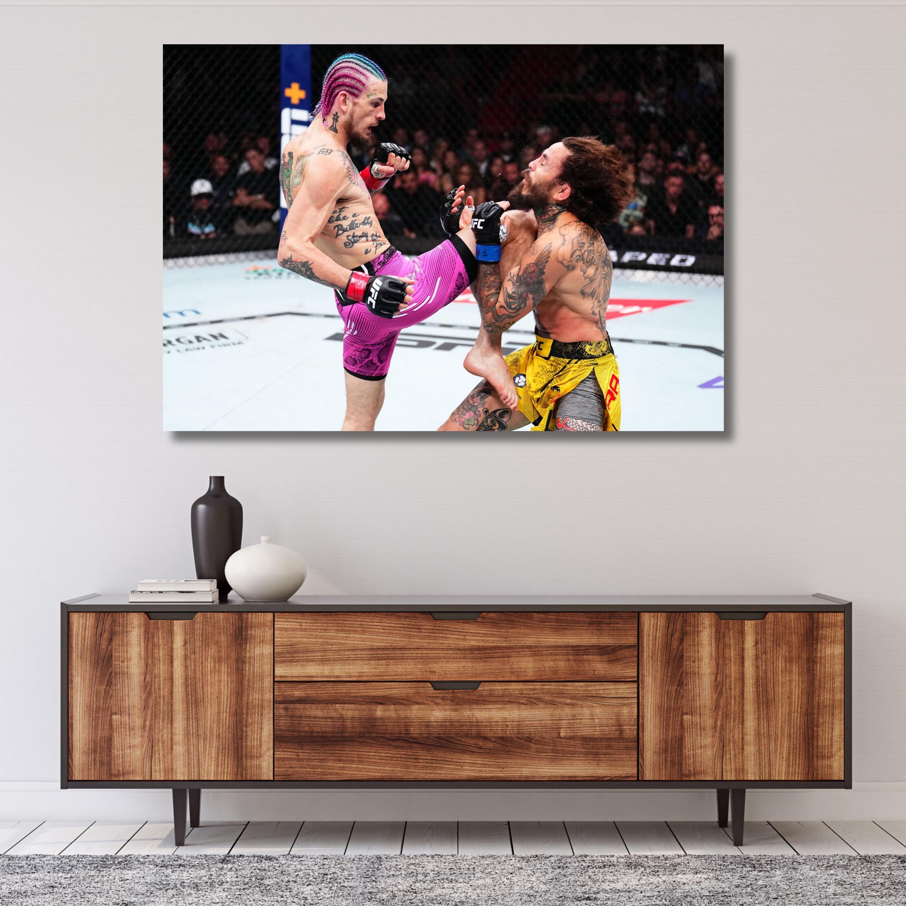Suga Sean O'malley UFC 299 Poster Wallart Frame Canvas Print,museum ...