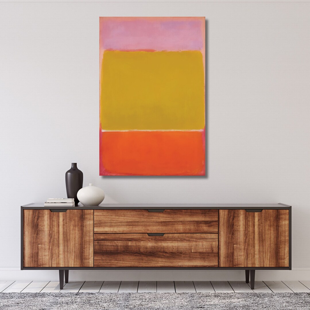 Mark Rothko Canvas,mark Rothko Wall Art,rothko Abstract,rothko Poster ...