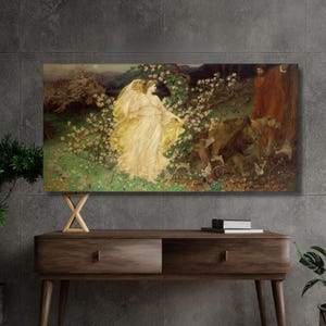 William Blake Richmond-venus and Anchises (1889) Canvas Wall Art ...