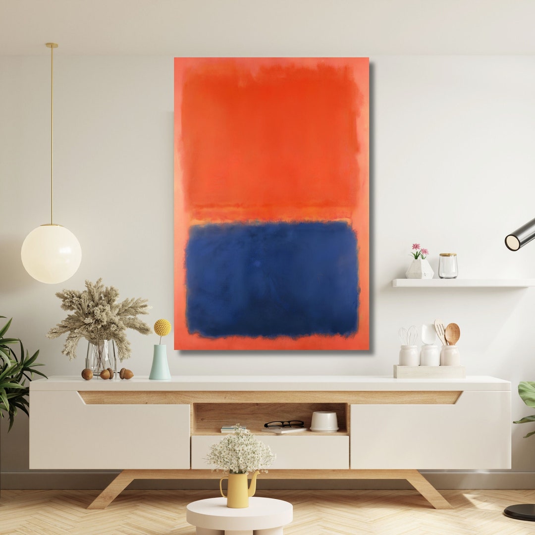 Mark Rothko Canvas,mark Rothko Wall Art,rothko Abstract,rothko Poster ...