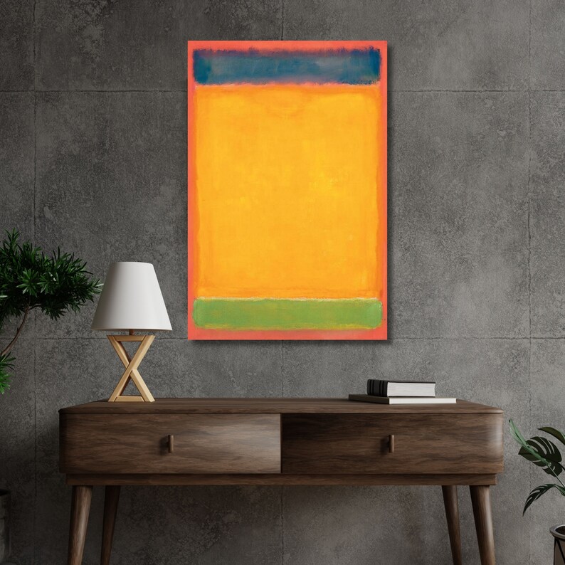 Mark Rothko Canvas,mark Rothko Wall Art,rothko Abstract,rothko Poster ...