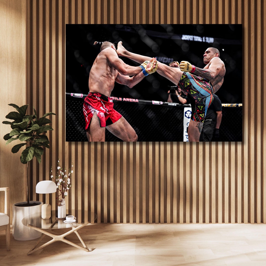 UFC 303 Alex Pereira K.O. Prochazka Poster Framed Canvas Wall Art,high ...