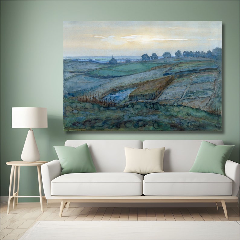 Piet Mondrian-landscape Near Arnhem Canvas Wall Art,vintage Art ...