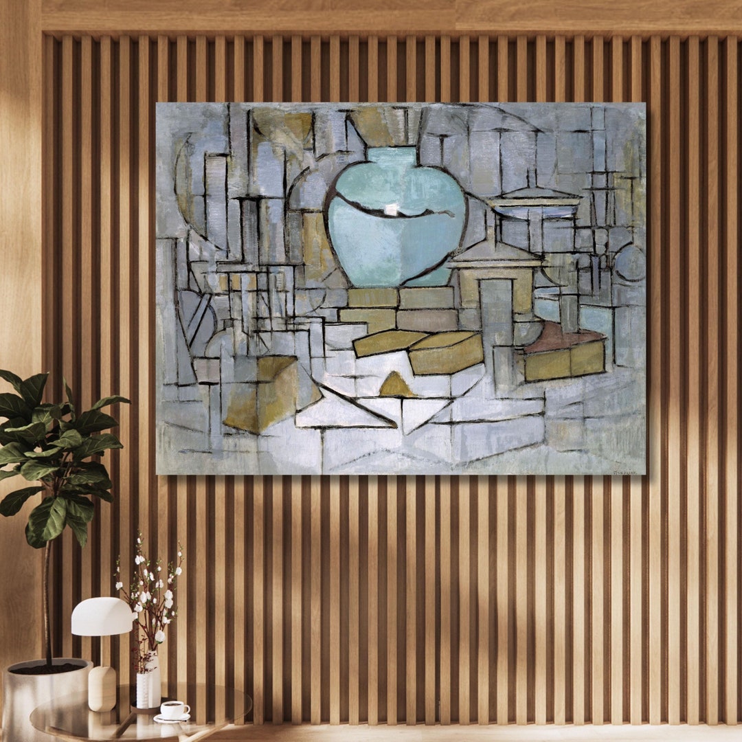 Piet Mondrian-still Life With Gingerpot II (1912) Canvas Wall Art ...