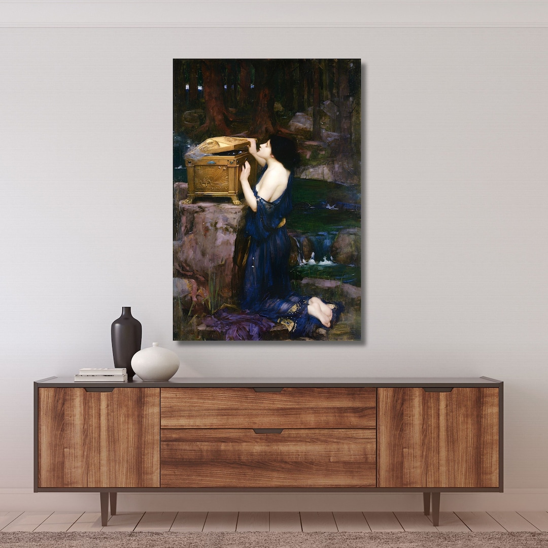 John William Waterhouse-pandora (1896)canvas Gallery Wrapped or Framed ...