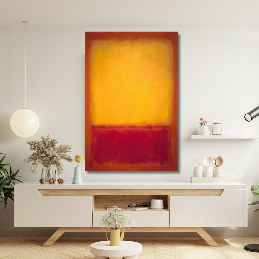 Mark Rothko Canvas Wall Art,rothko Artwork,rothko Abstract,rothko Print ...