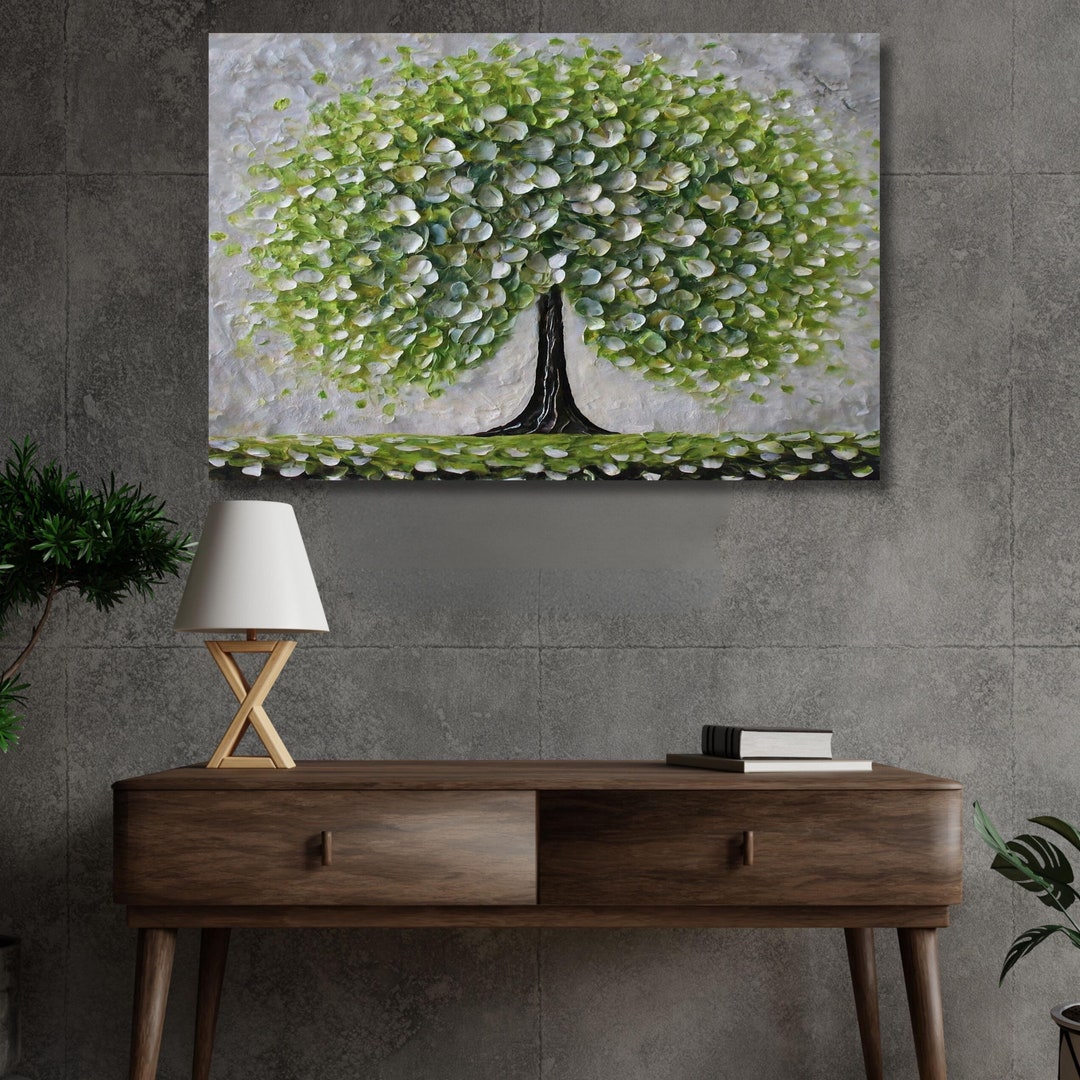 Tree of Life Colorful Painting,tree of Life Artwork Stained Glass ...