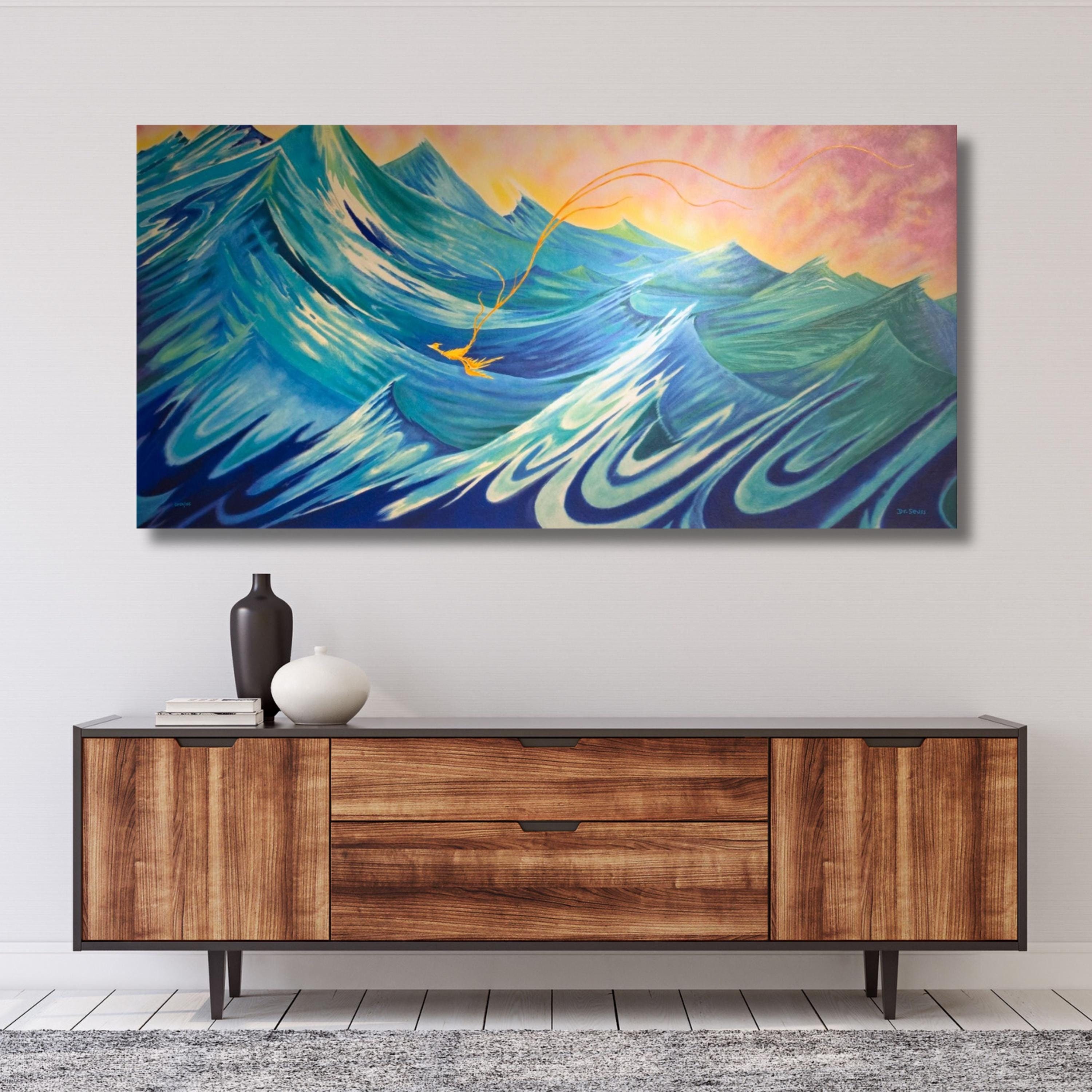 Freebird by Dr. Seuss Canvas Wall Art,theodor Seuss Geisel Quality ...