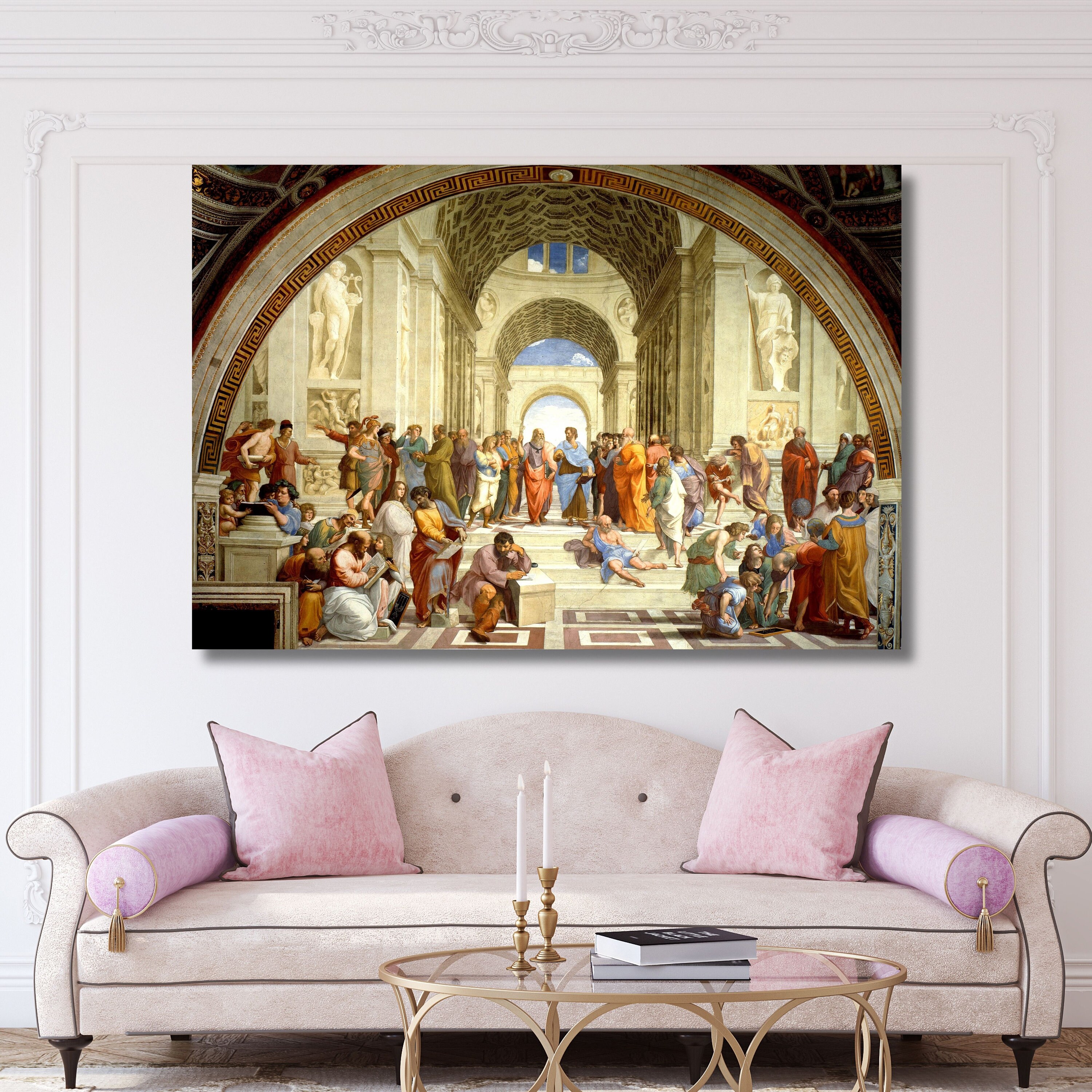 Raffaello Sanzio-the School of Athens 1511 Canvas Wall Art,raphael Art ...
