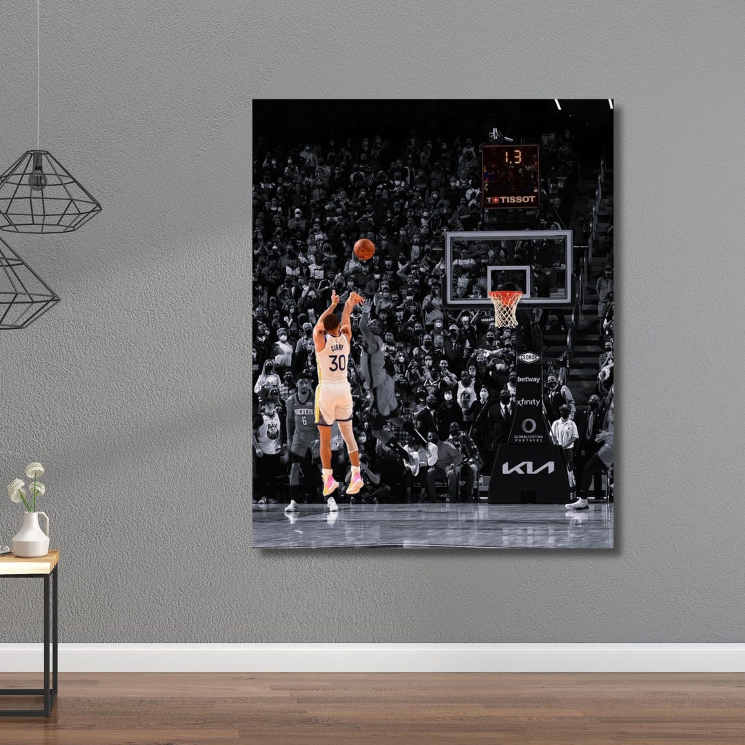 Stephen Curry Last Shot Poster,stephen Curry Canvas,golden State ...