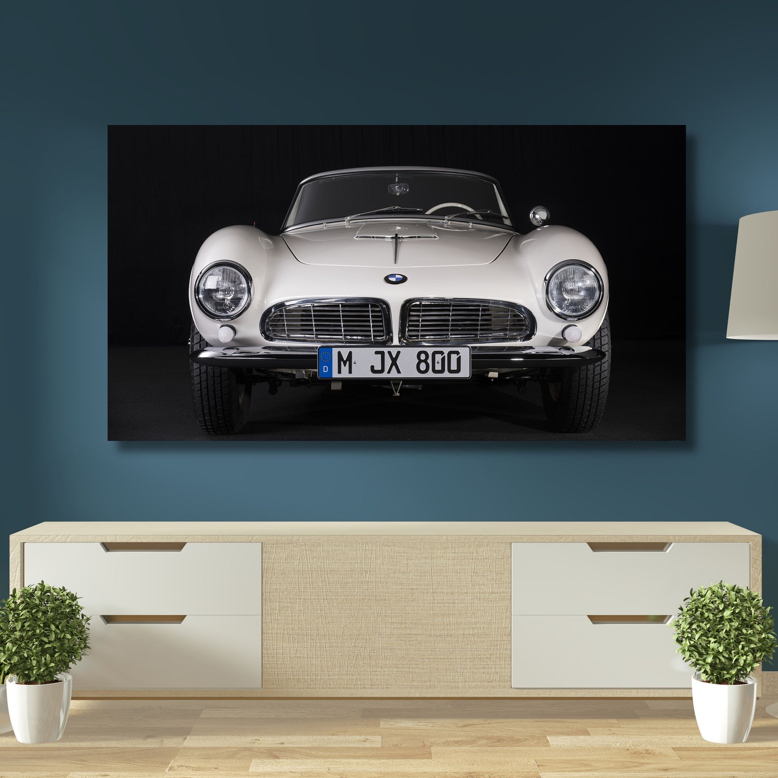 1958 Bmw Canvas Wall Art,bmw Poster,bmw 507 Wall Art,classic Car Canvas ...