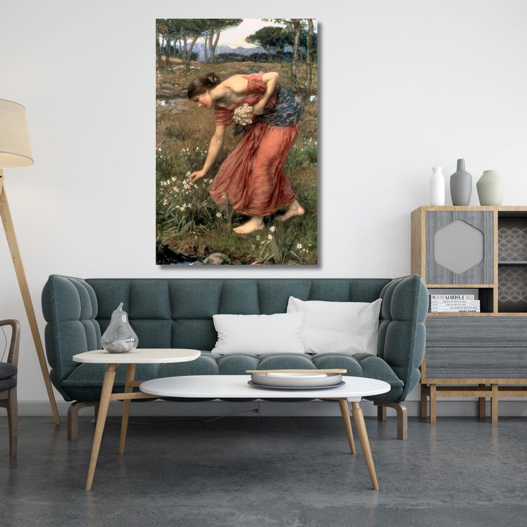 John William Waterhouse-persephone Canvas Wall Art,woman Print Poster ...