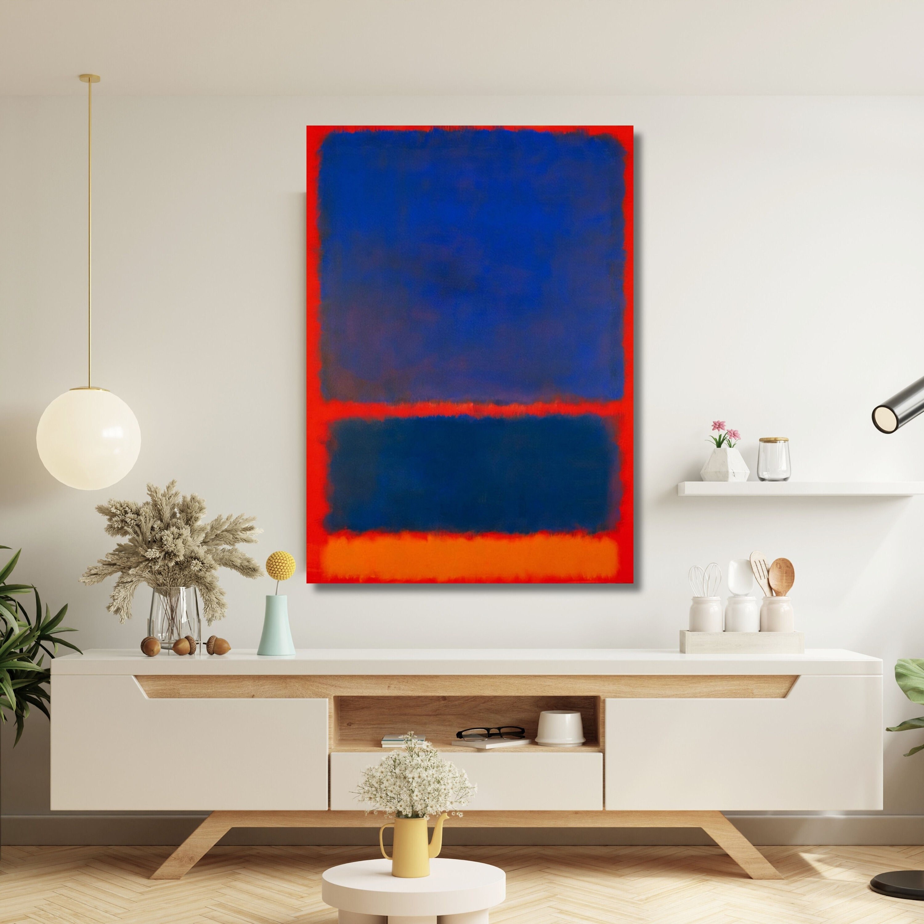 Mark Rothko Canvas,mark Rothko Wall Art,rothko Abstract,rothko Poster ...