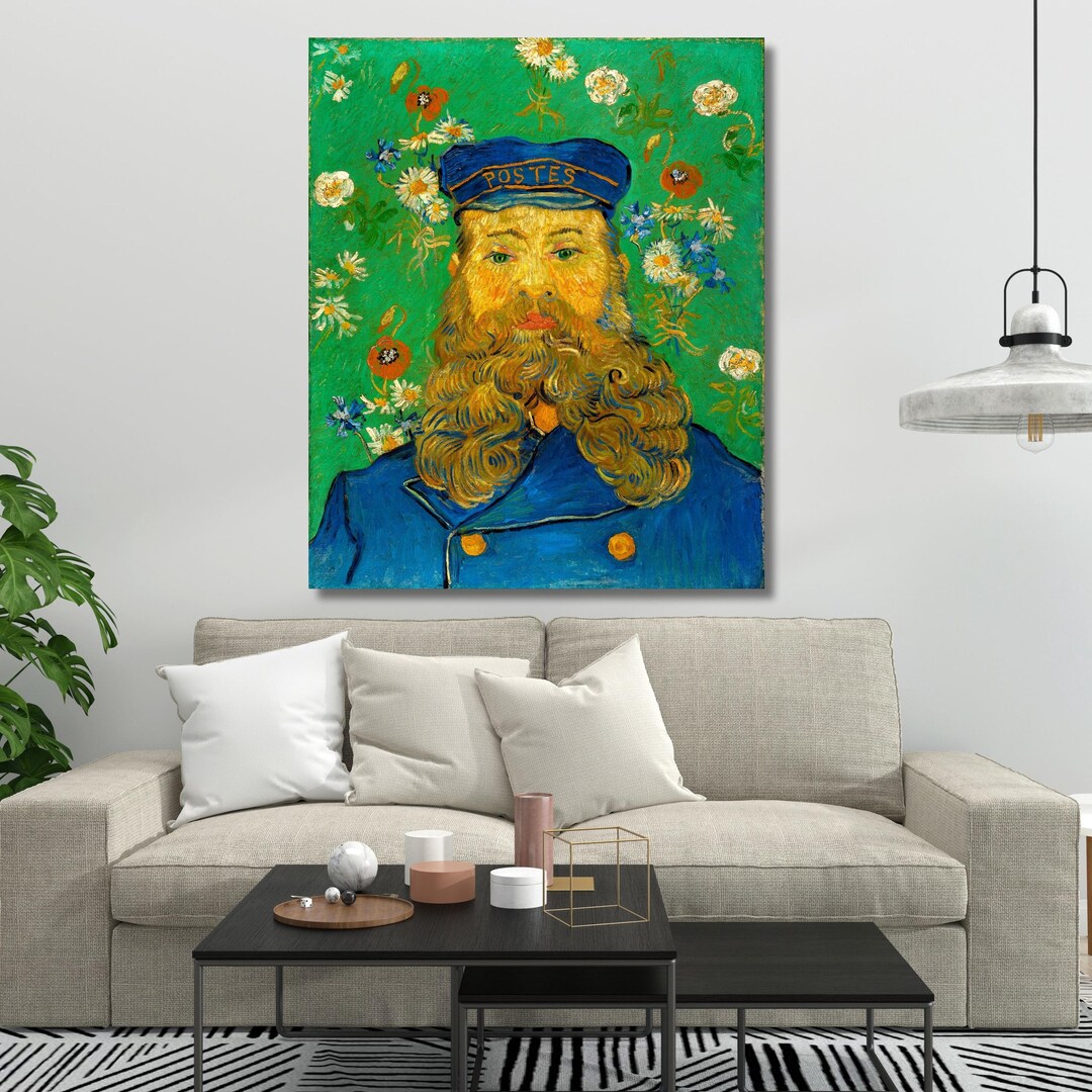 Vincent Van Gogh-portrait of the Postman Joseph Roulin 1889 Canvas Wall ...