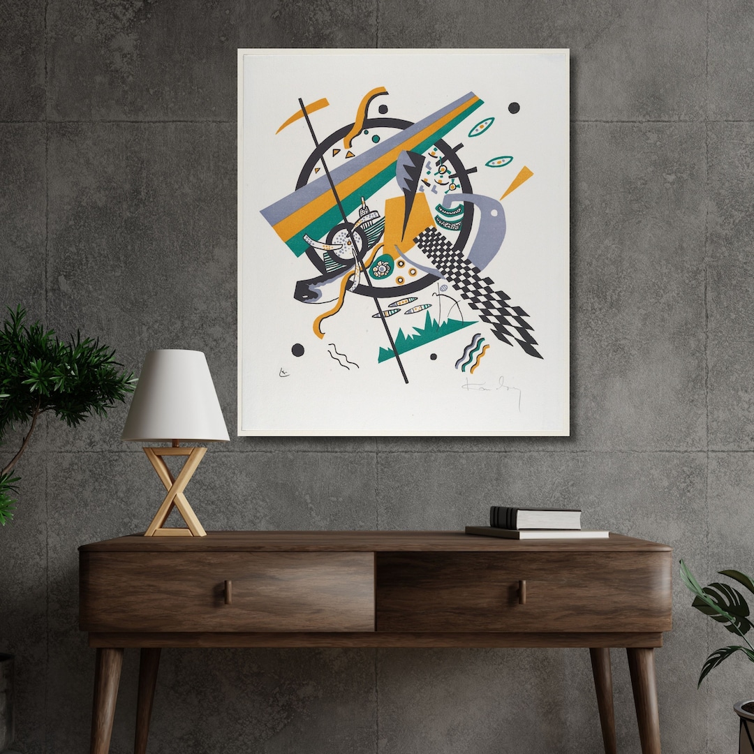 Wassily Kandinsky Kleine Welten IV (small Worlds IV) 1922 Canvas Print ...