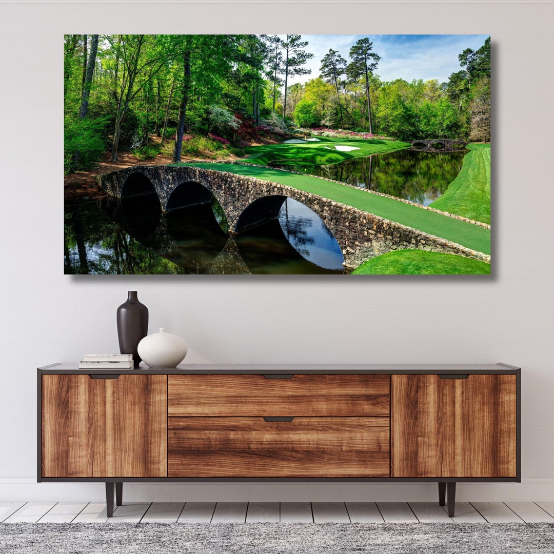 Golf Club Canvas Wall Art,golf Wall Art,augusta National Golfing Course ...