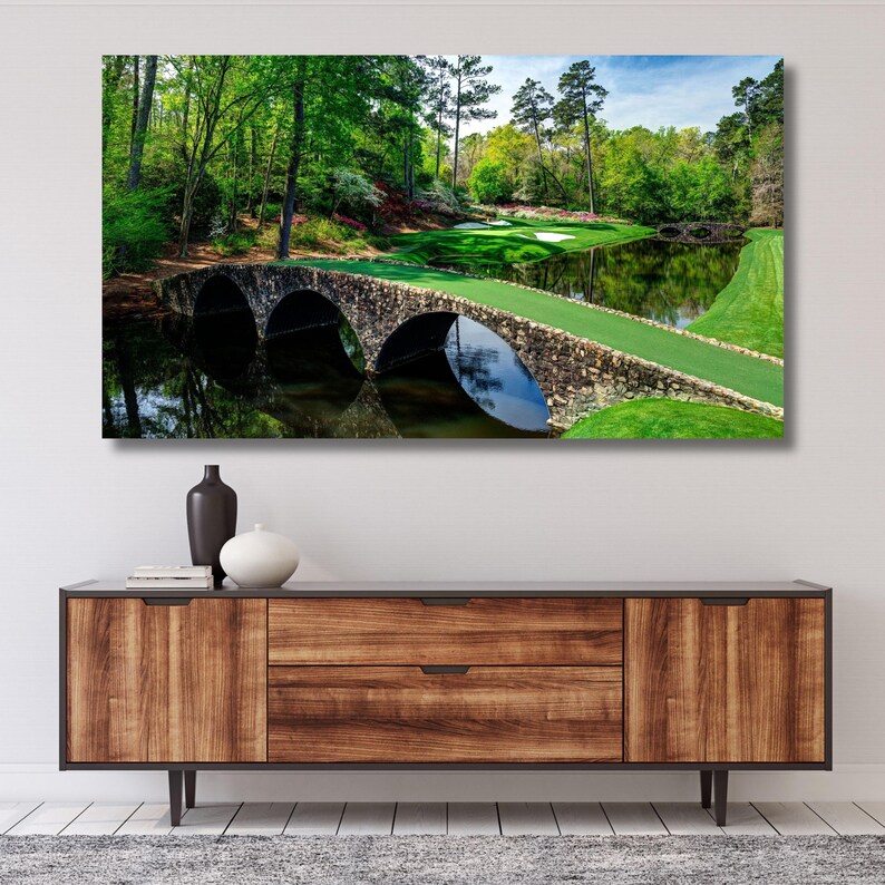 Golf Club Canvas Wall Art,golf Wall Art,augusta National Golfing Course ...