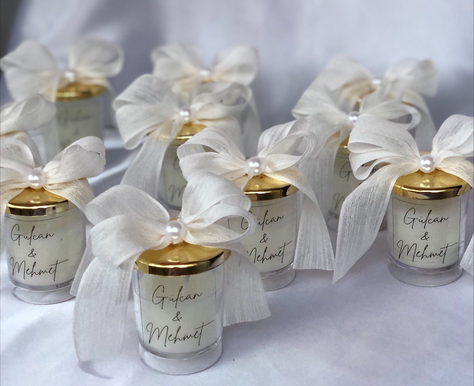 Custom Wedding, Candle Favors, Wedding Special Candle, Personalized ...