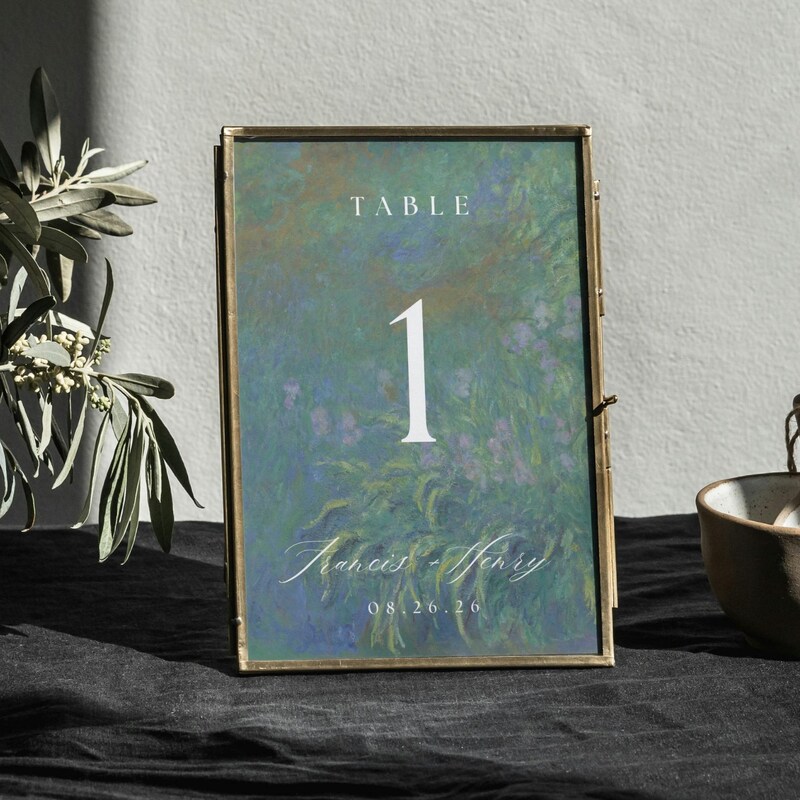 Vintage Table Number - Etsy