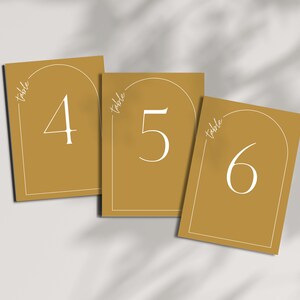 Minimalist Wedding Welcome Table Number Template • Effortless and ...