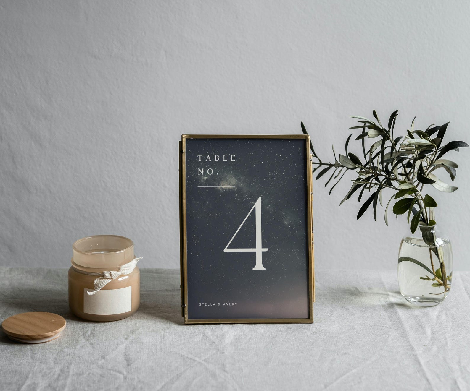 Night Sky Table Numbers - Printable Template, Instant Download - Etsy