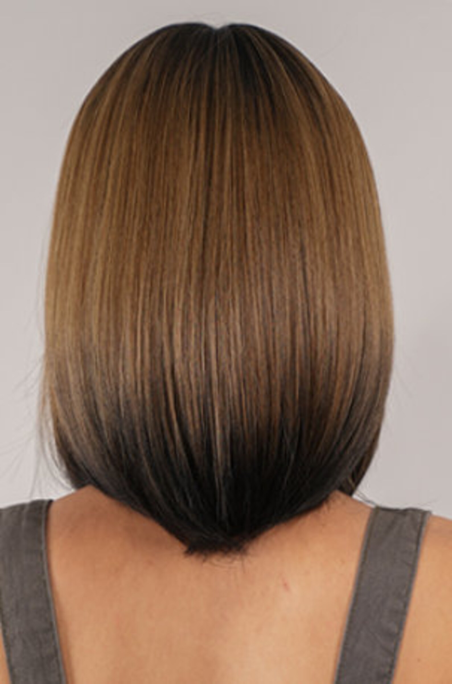 Ombre Brown Bob Wig Heat Friendly With Bangs - Etsy Canada