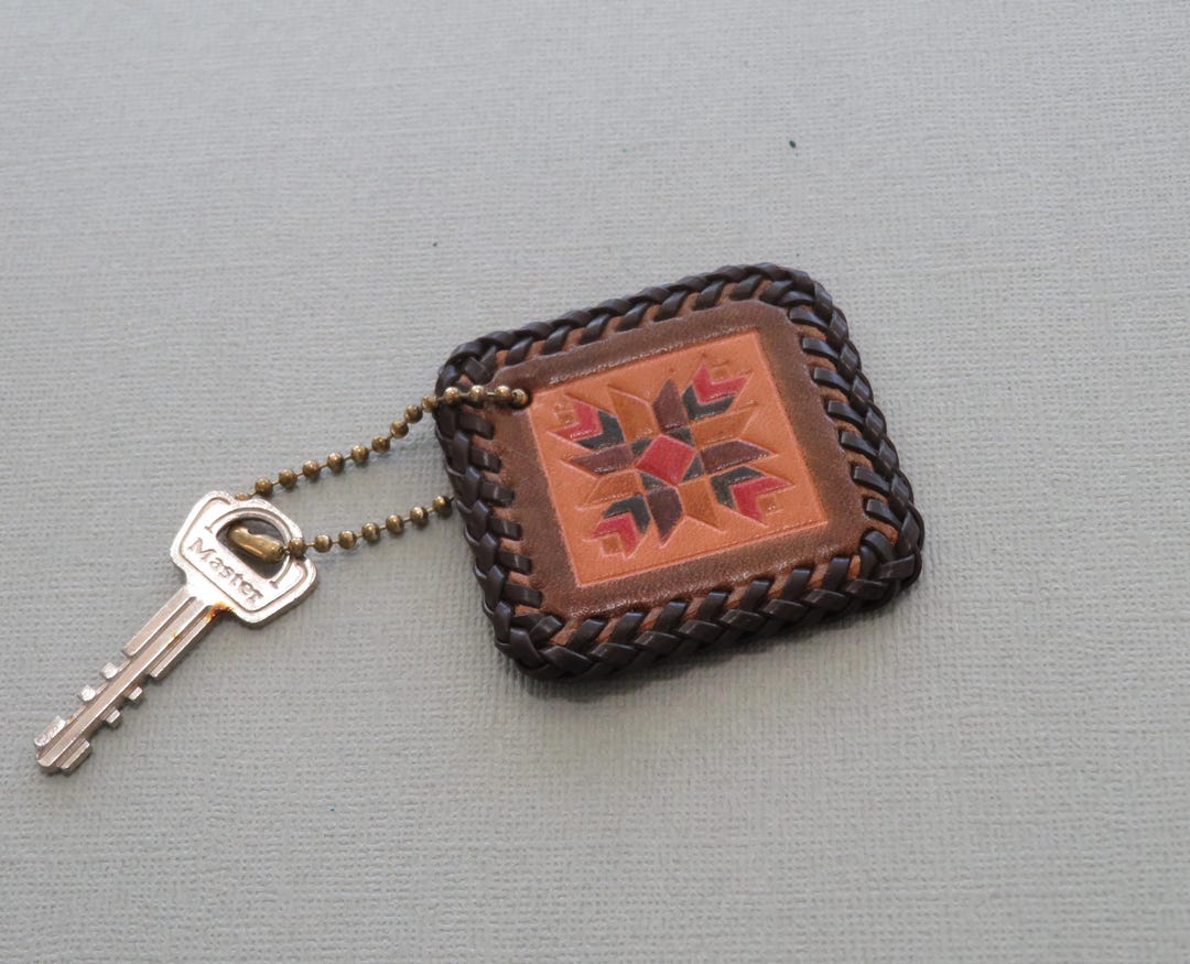 Handmade Leather Key Chain - Etsy