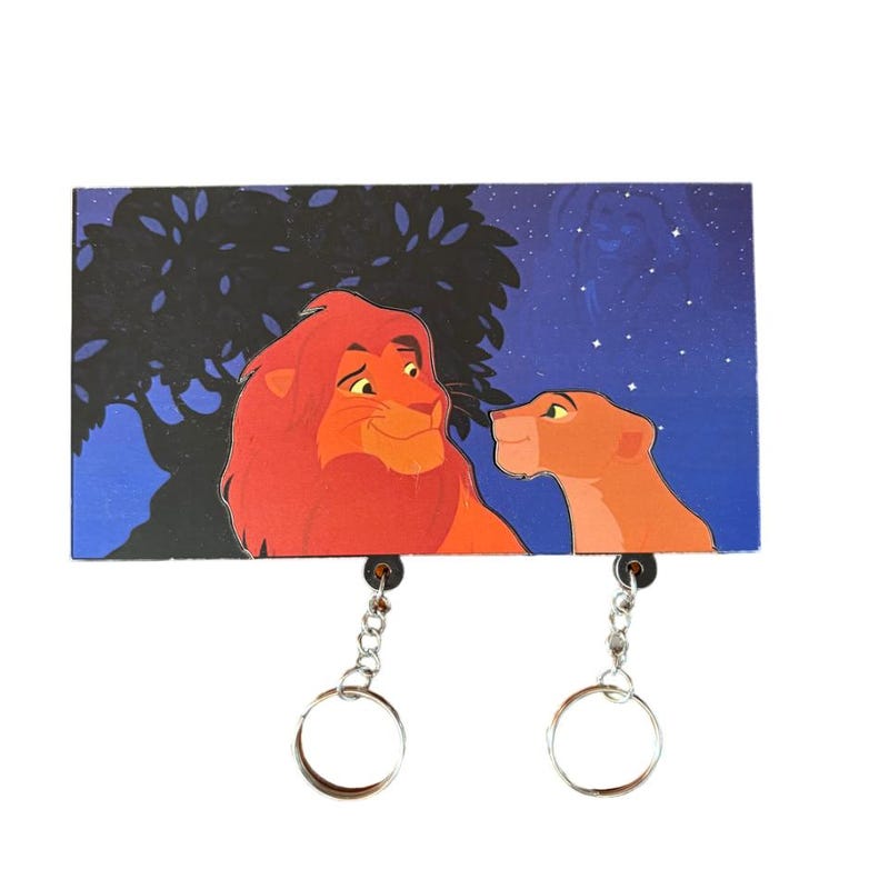 Lion Metal Keychain - Etsy UK