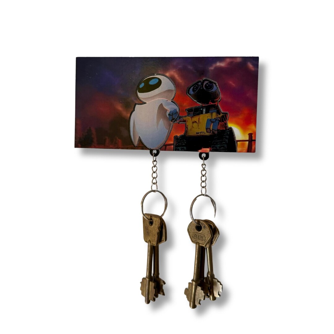 High Quality Handmade Wooden Wall-e Keychain - Etsy UK