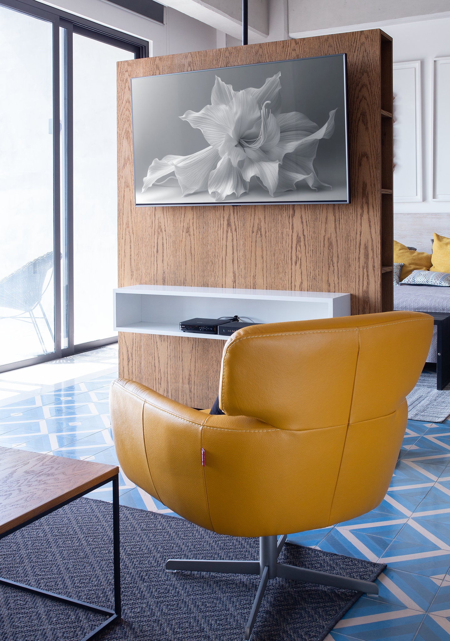 Ethereal Ghost Orchid Minimalist Samsung Frame TV Art 4K High ...