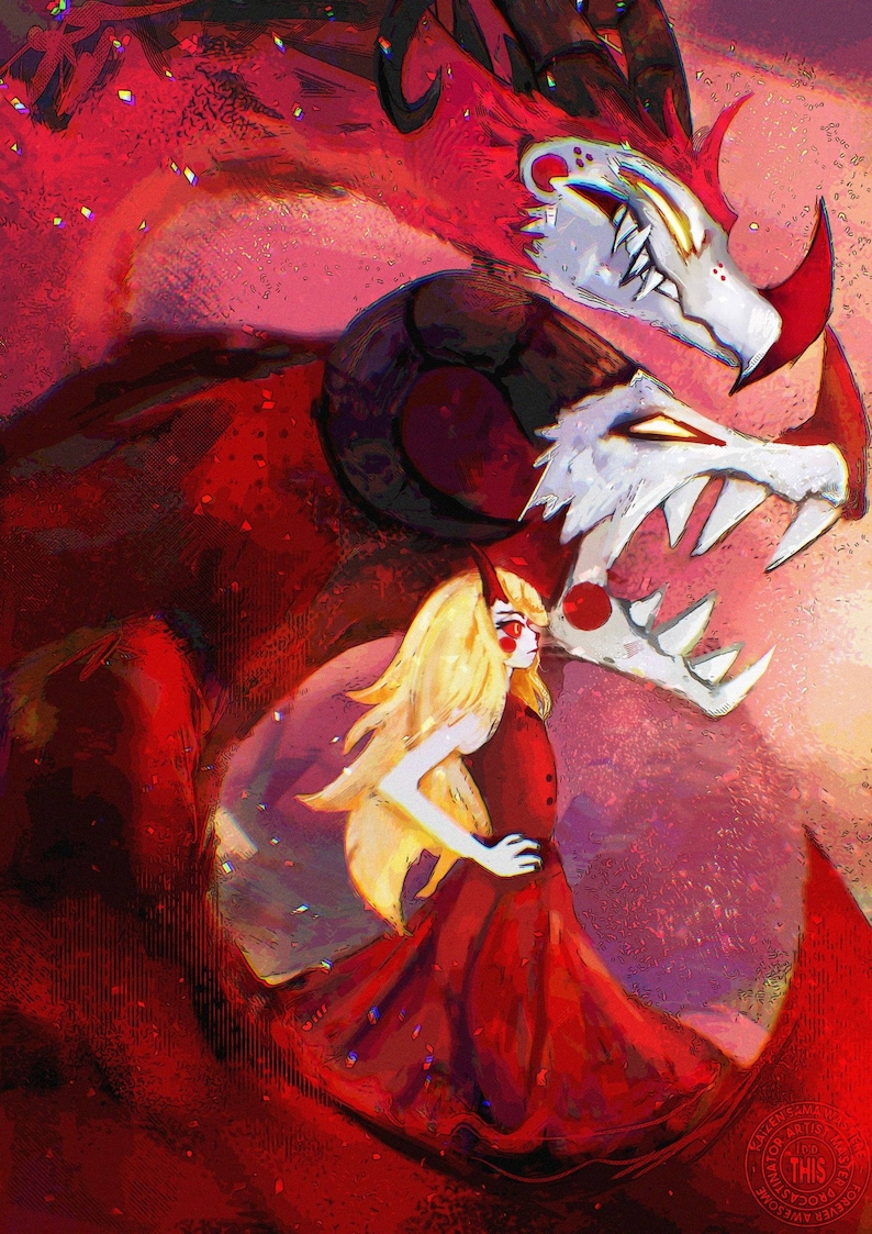 Hazbin Hotel Art Print Charlie Morningstar - Etsy