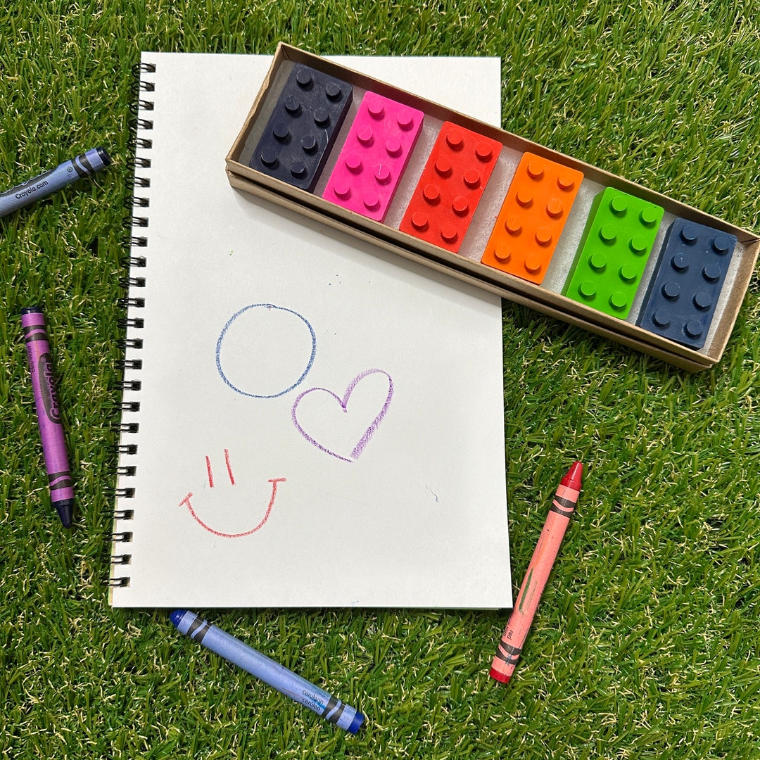 Building Bricks Blocks Crayons (6), Kids Girls Boys Gender Neutral ...