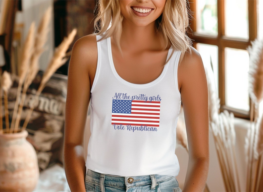 Pretty Girls Republican Women's Ideal Racerback Tank - Etsy